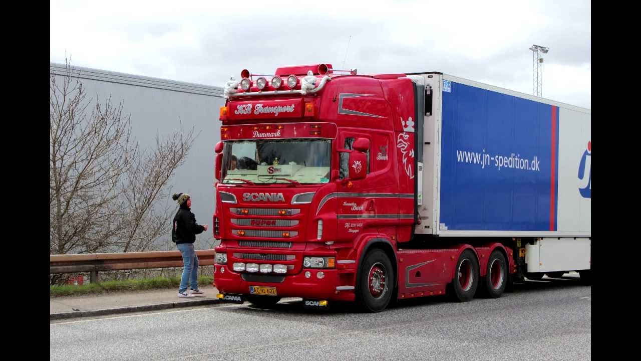 KB Transport - Scania R560 V8 - YouTube