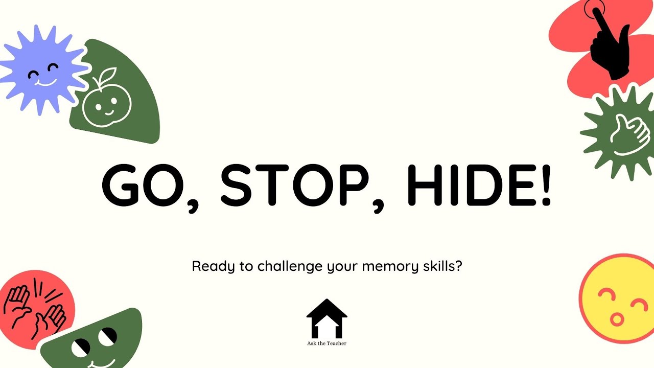 Go, Stop, Hide! Memory Challenge - YouTube