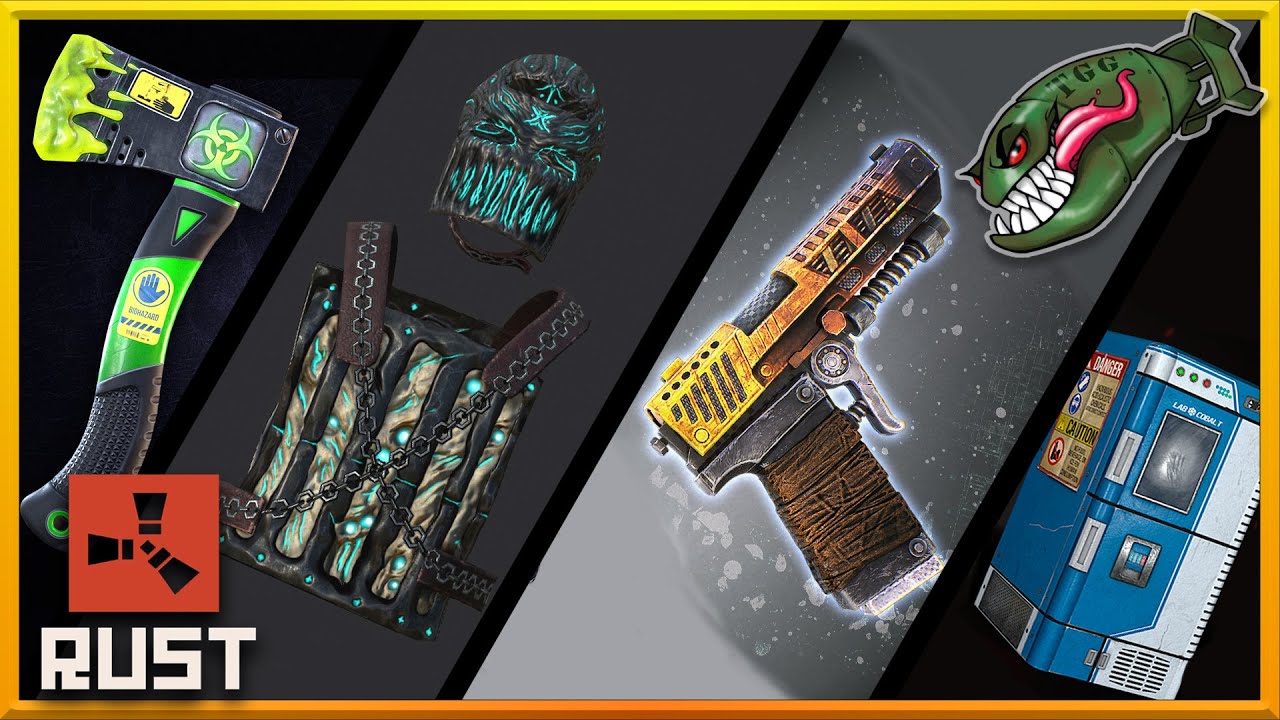 Rust Top Skins | Bee Roadsign. Toxic Tools, Dead Inside, Fast Food #114 ...