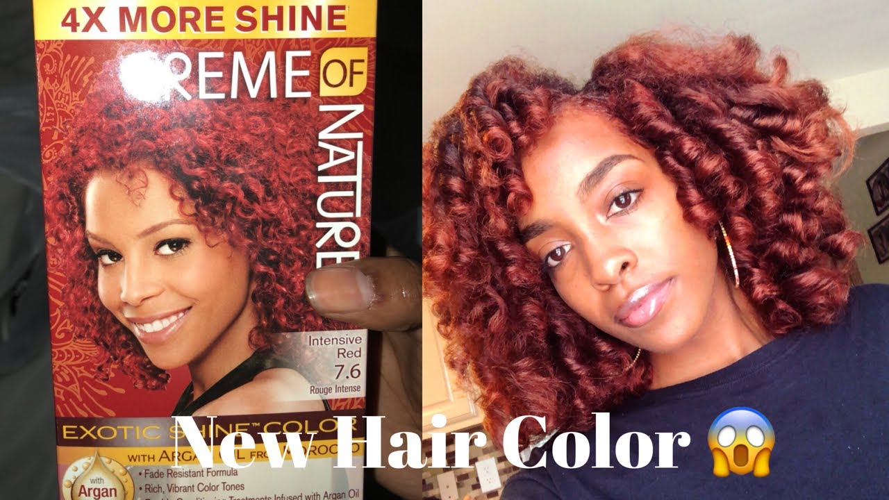 I DYED MY HAIR RED 👀 - YouTube