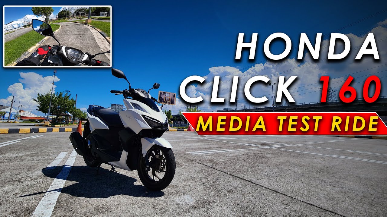 MOTOVLOG #16: HONDA CLICK 160 TEST RIDE - YouTube