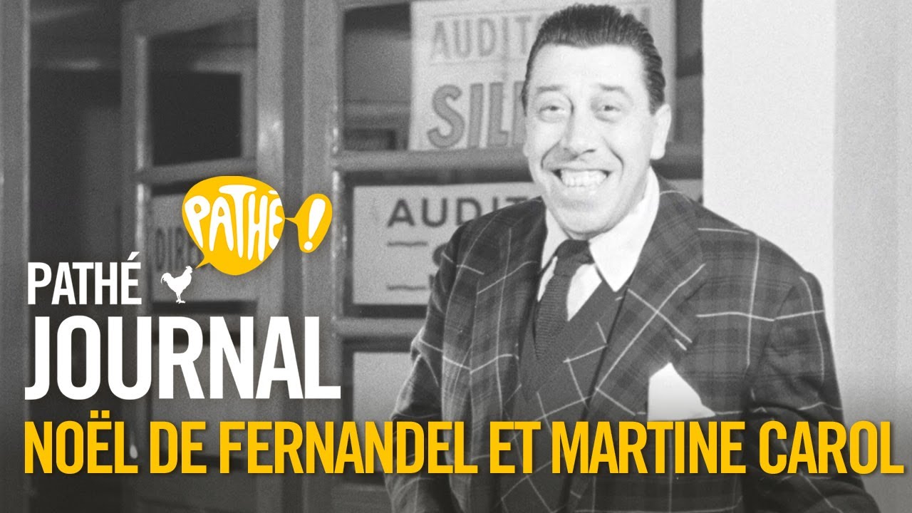 1955 : Noël de Fernandel et Martine Carol | Pathé Journal - YouTube