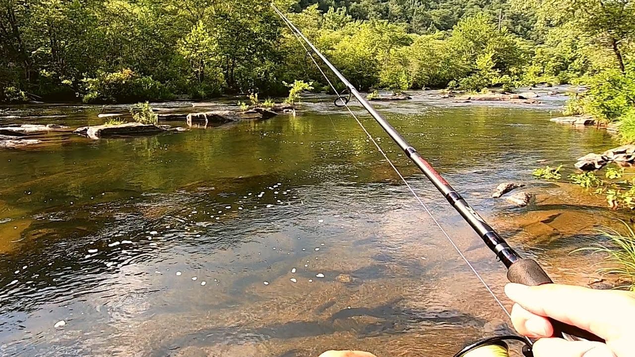 Fishing a WILD River with New SECRET Weapon - YouTube