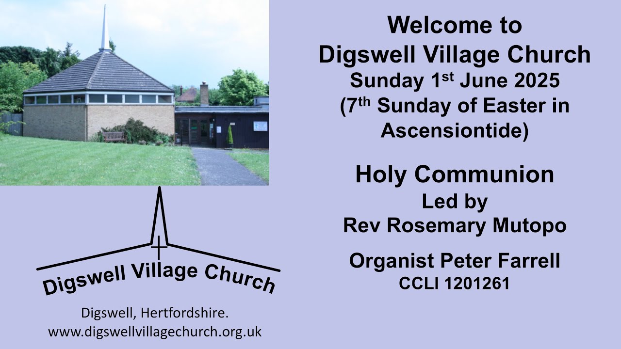 Digswell Village Church 1.6.25. 11.00am - YouTube