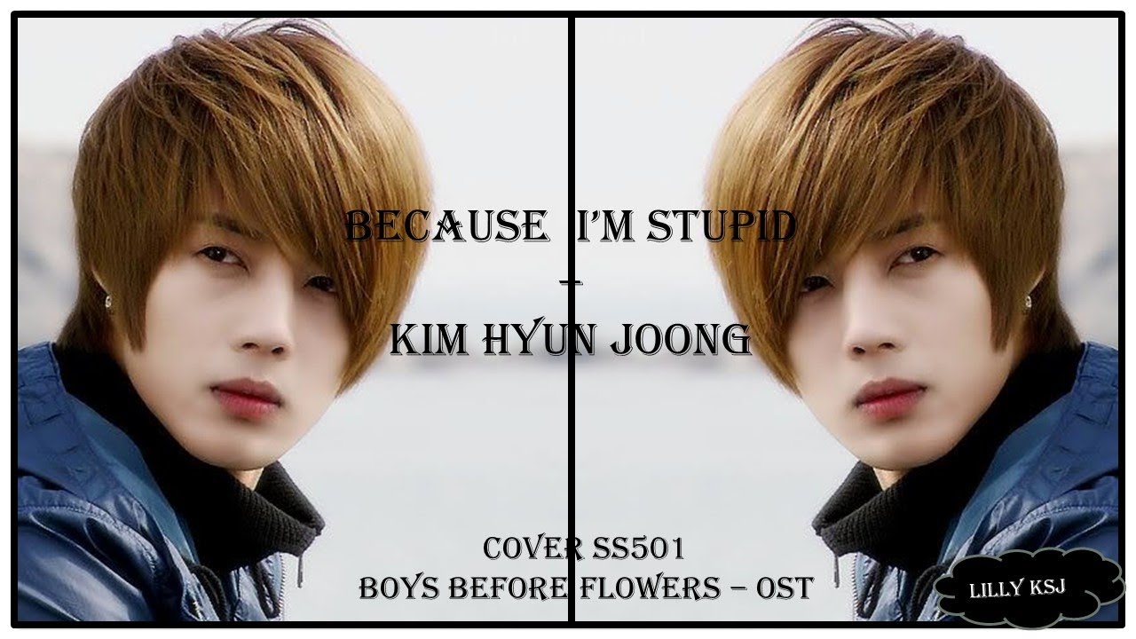 BECAUSE I'M STUPID - KIM HYUN JOONG (COVER SS501 - OST - BOY BEFORE FLOWERS) - YouTube
