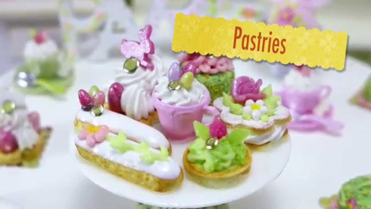 Miniature Polymer Clay Fimo Food for Easter / Spring in 12th scale ...