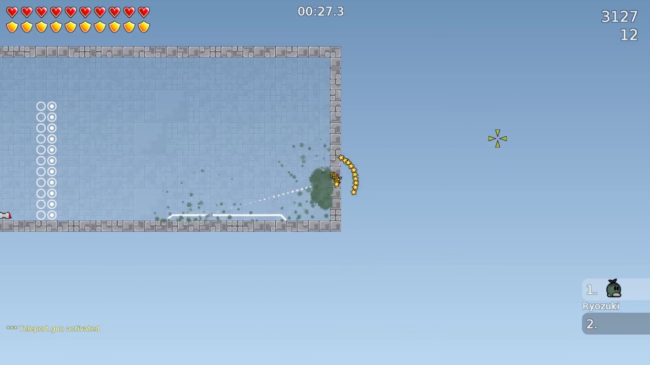 DDNet - "Teleportation gun" - YouTube