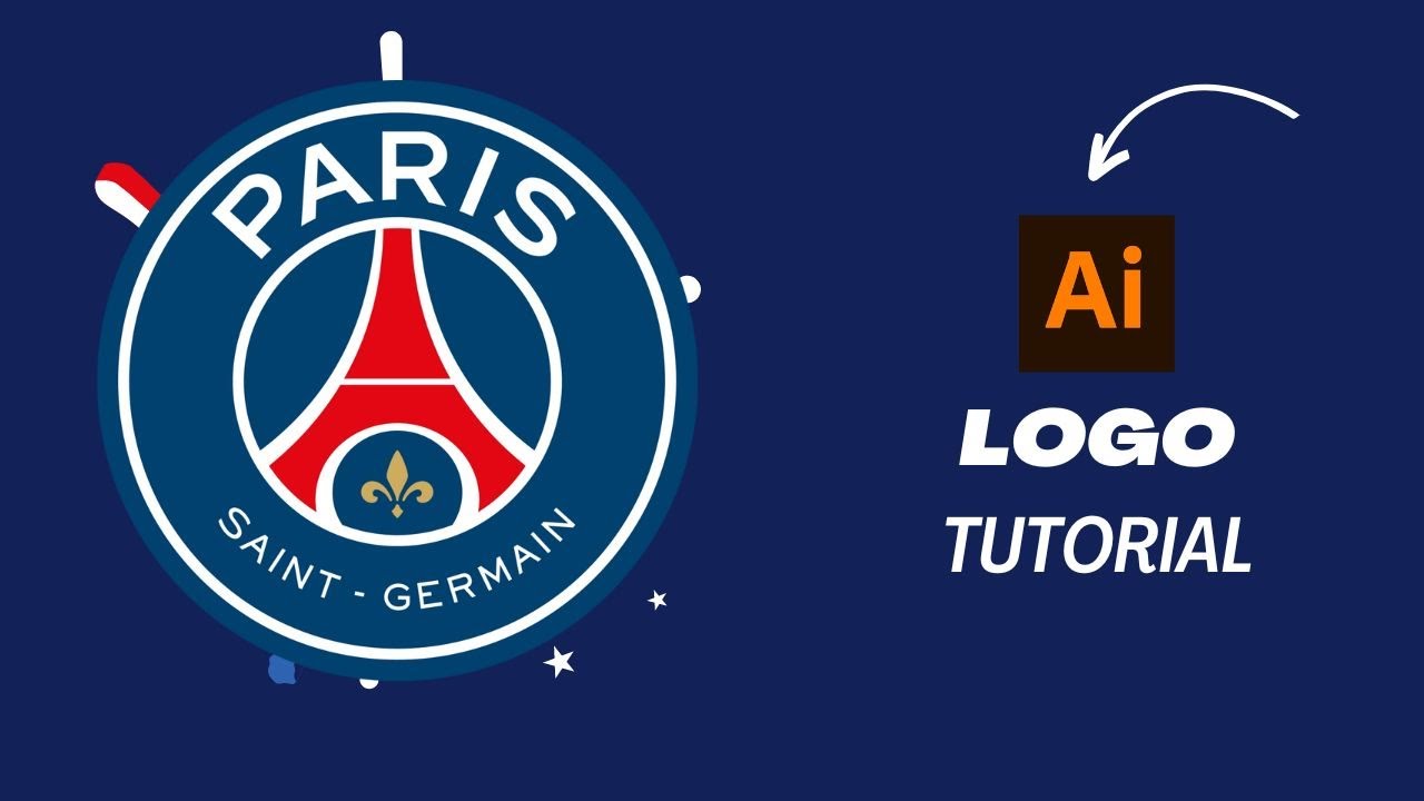 PSG Logo tutorial on illustrator - YouTube