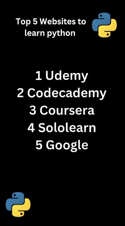 Top 5 Websites to learn Python Programing Language #coding # ...