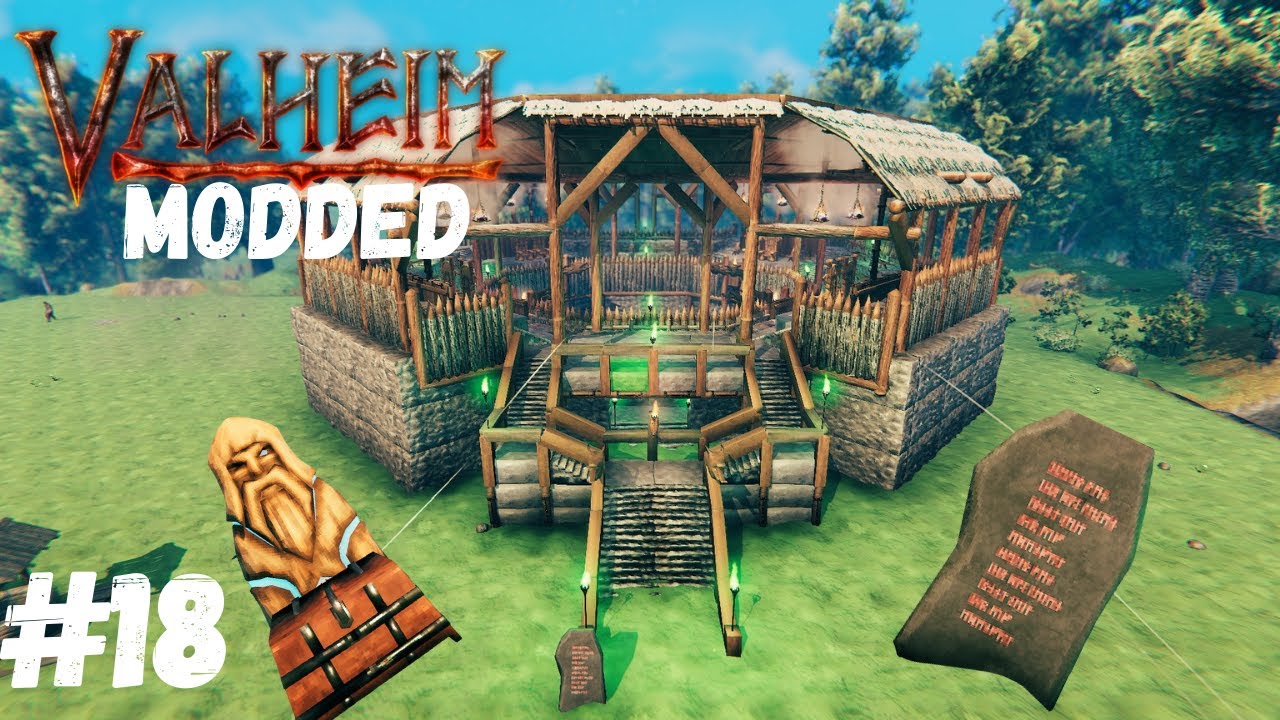 VALHEIM GAMEPLAY - MODDED #18 - MOD PLANBUILD SALVANDO SUAS CONSTRUÇÕES ...
