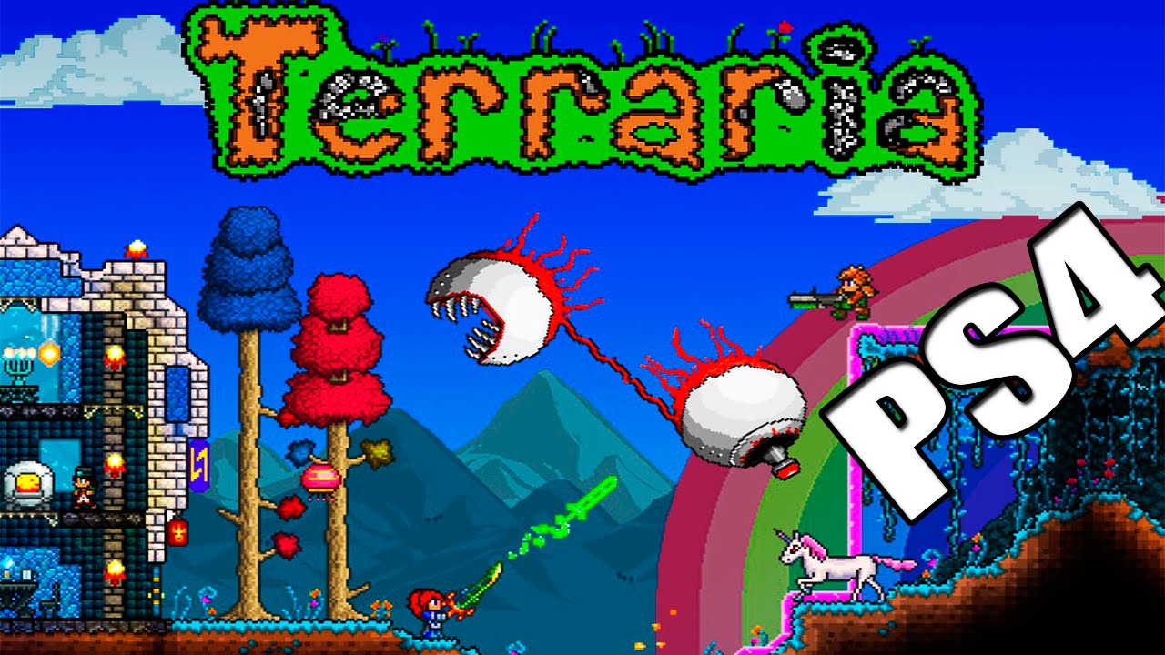 Terraria para o PS4 - YouTube