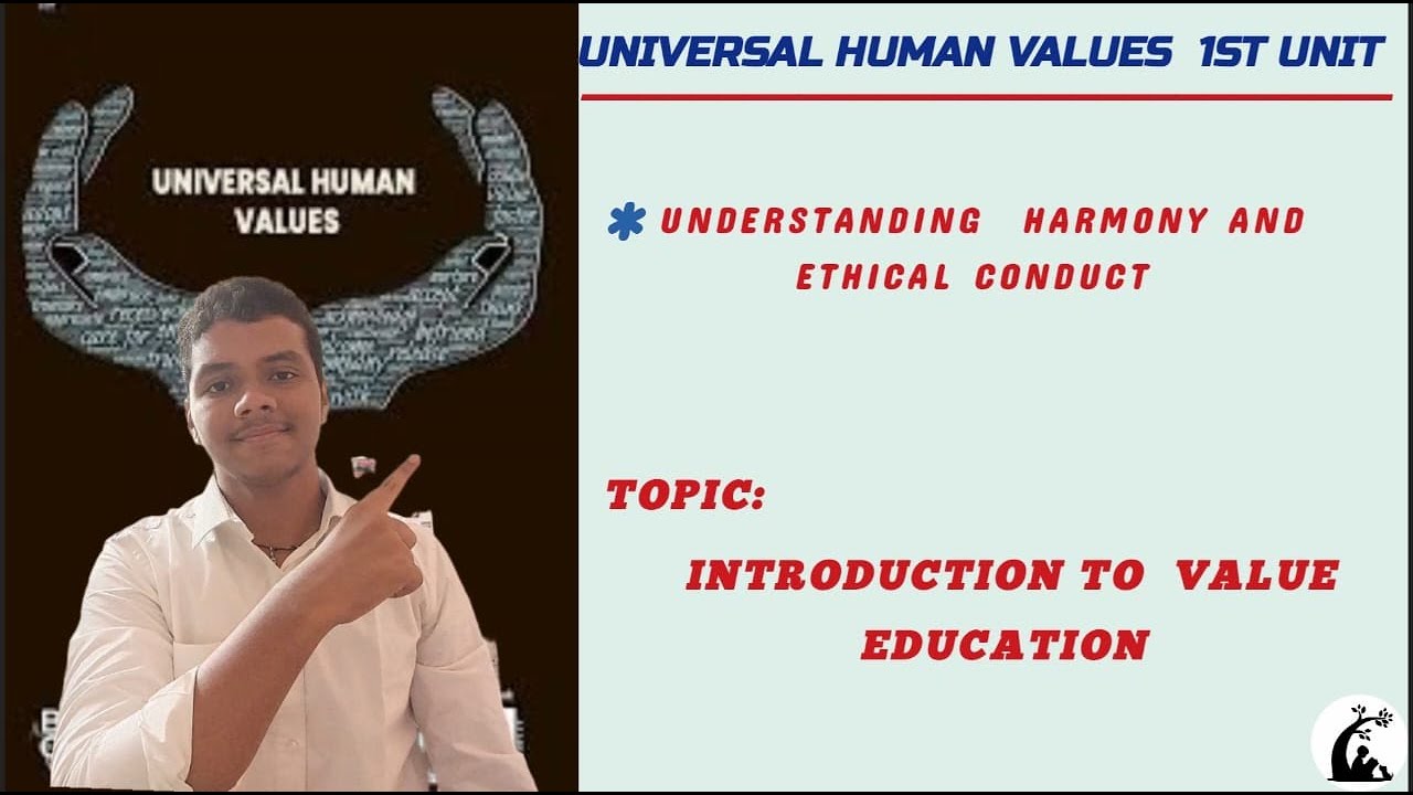 Understanding Value Education: Right Understanding, Relationships & Physical Facilities | UHV ...