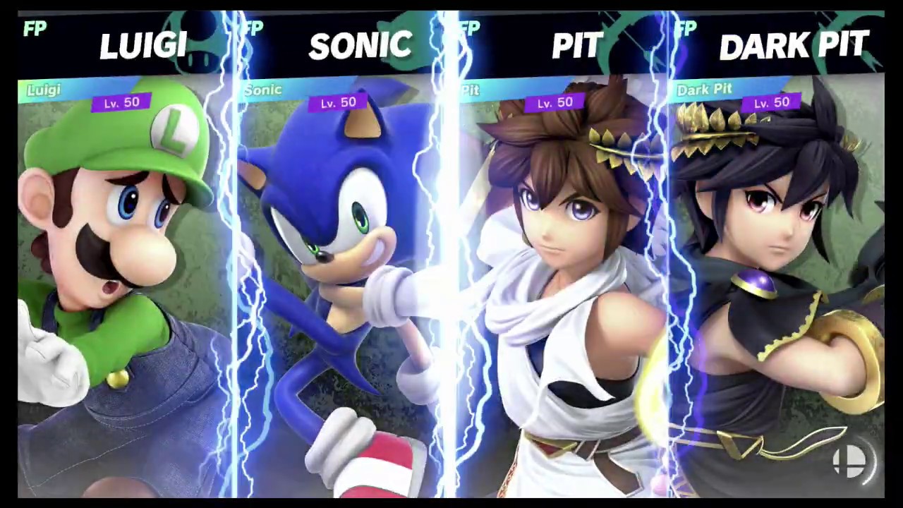 Super Smash Bros Ultimate Amiibo Fights – Request #13096 Luigi vs Sonic ...