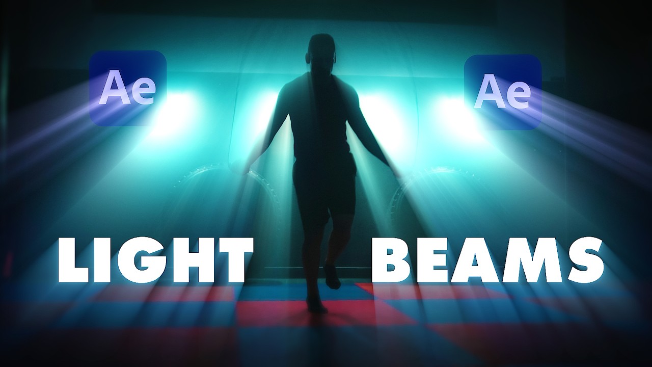 How To Add Realistic Light Beams To Any Video - YouTube