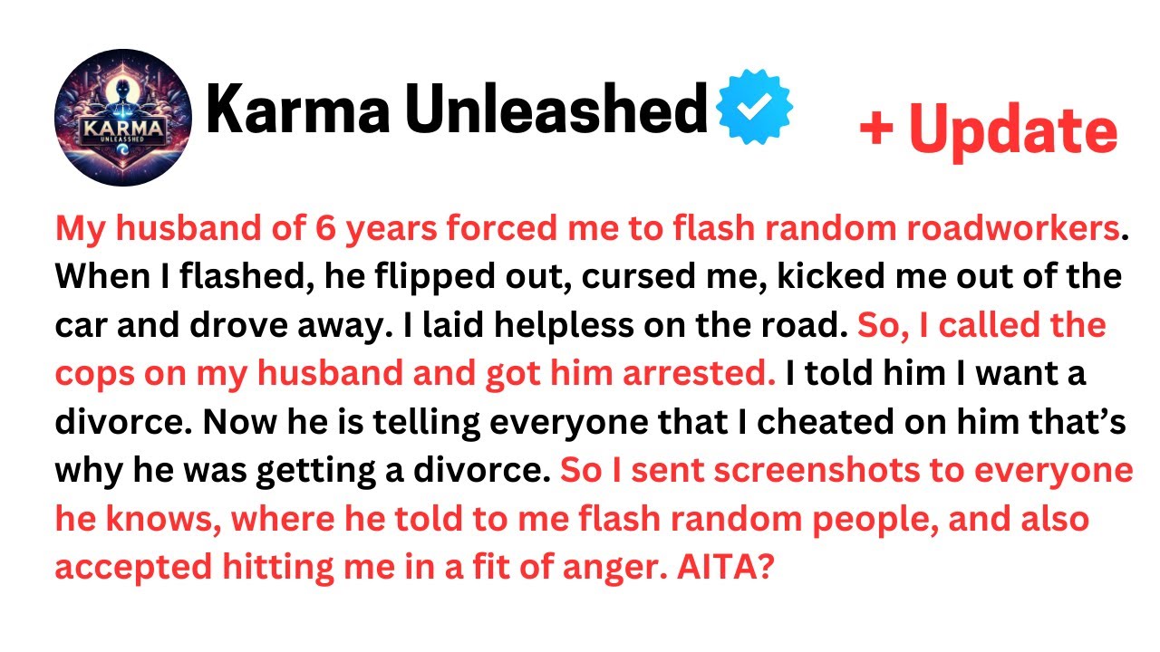 My Husband Forced Me to Flash Workers, Then Blamed Me for Our Divorce ...