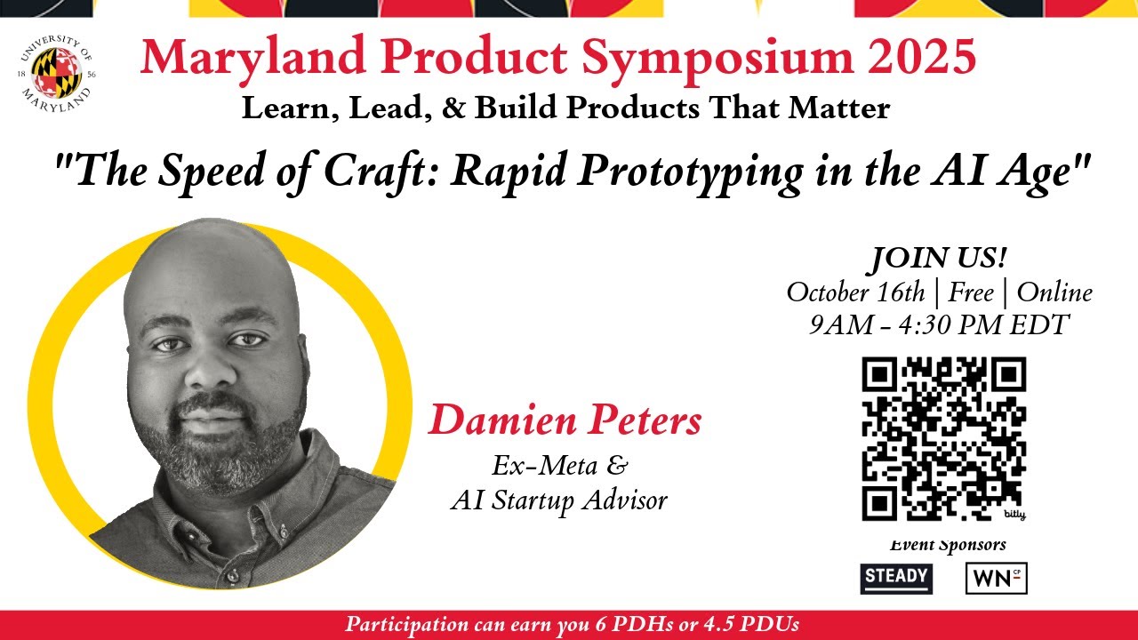 The Speed of Craft: Rapid Prototyping in the AI Age | Maryland Product ...