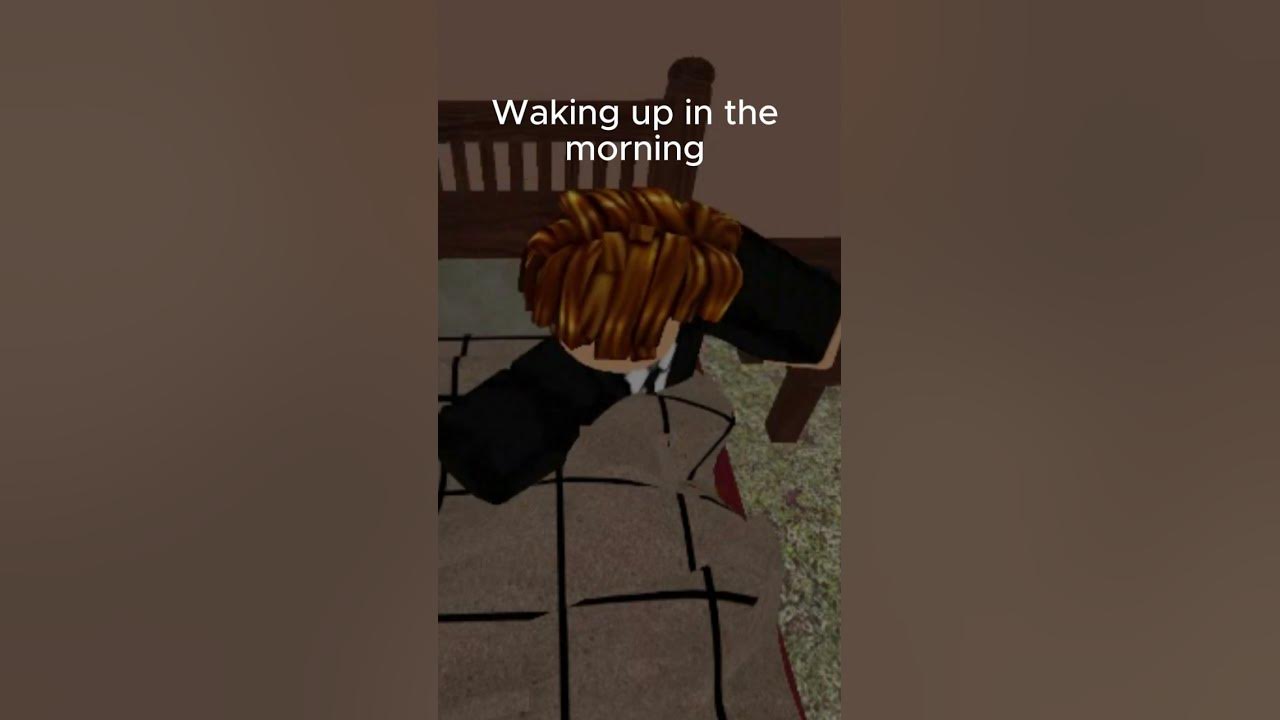 Waking up #roblox #robloxanimation - YouTube