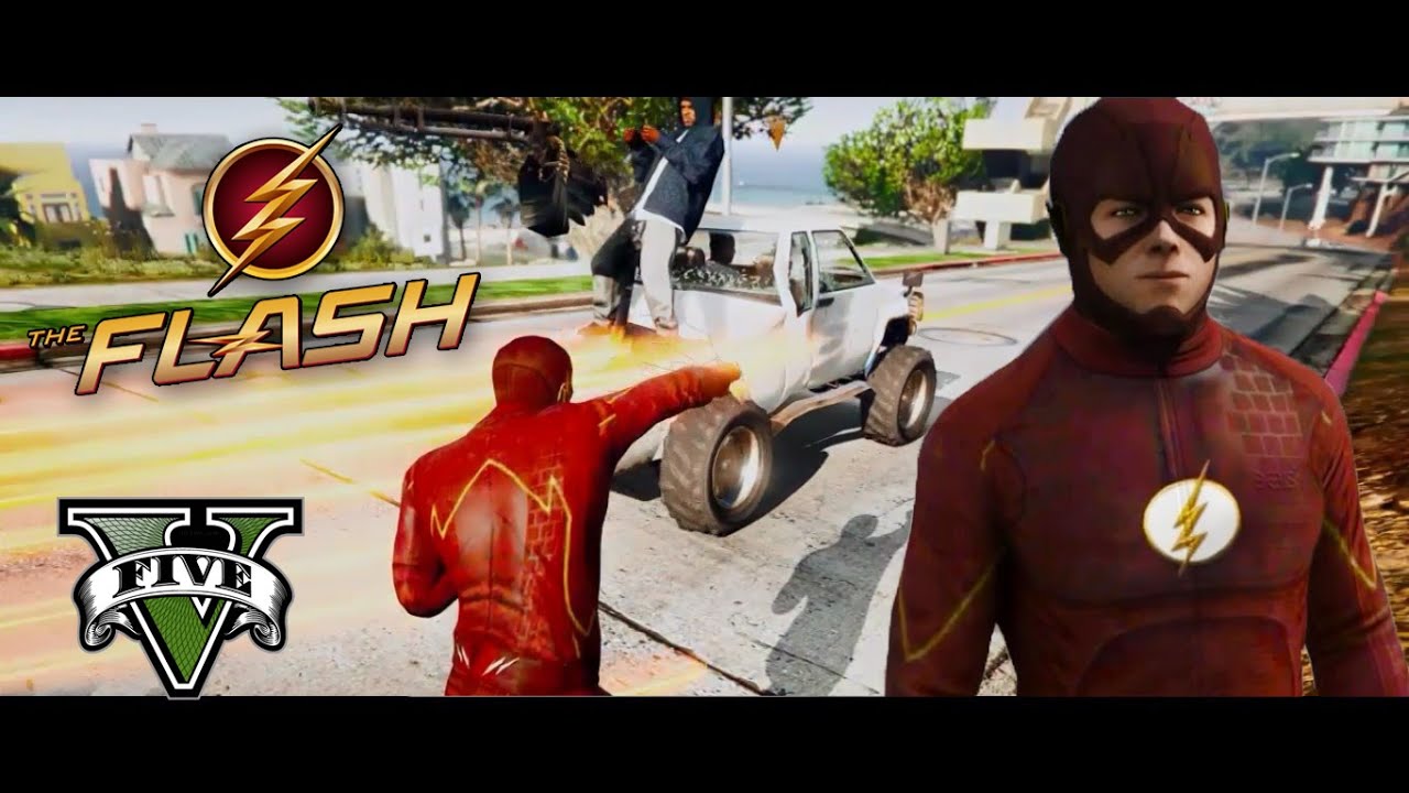 GTA V The FLASH mod Gameplay video and discussion - YouTube