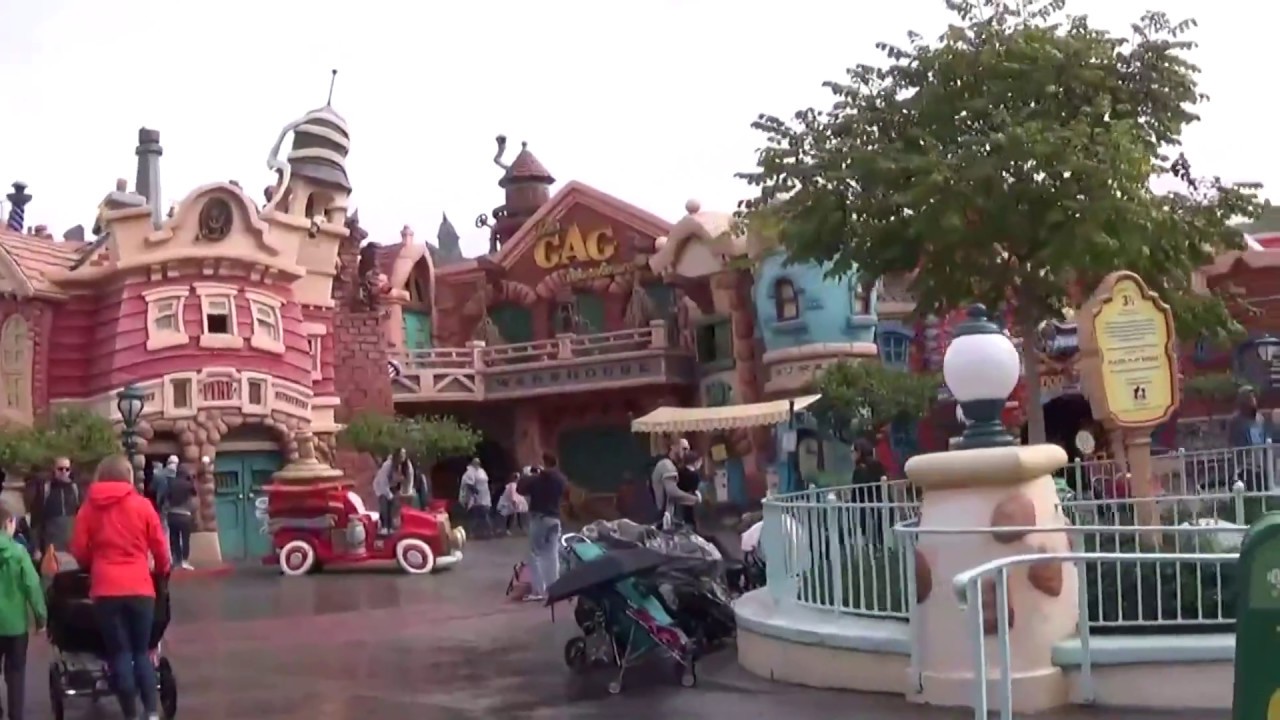 Full Roger Rabbit's Car Toon Spin Ride Toontown Disneyland 2017 - YouTube