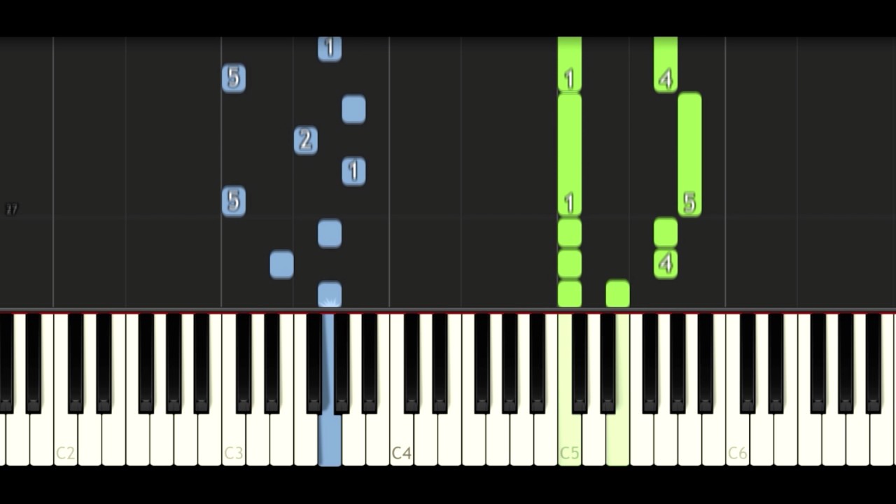 Simon and Garfunkel - The Sound of Silence - Piano Tutorial (Finger ...