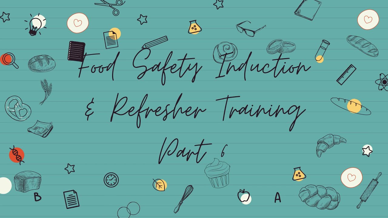 6 Food Safety Induction & Refresher Training Cleaning & sanitizing ...