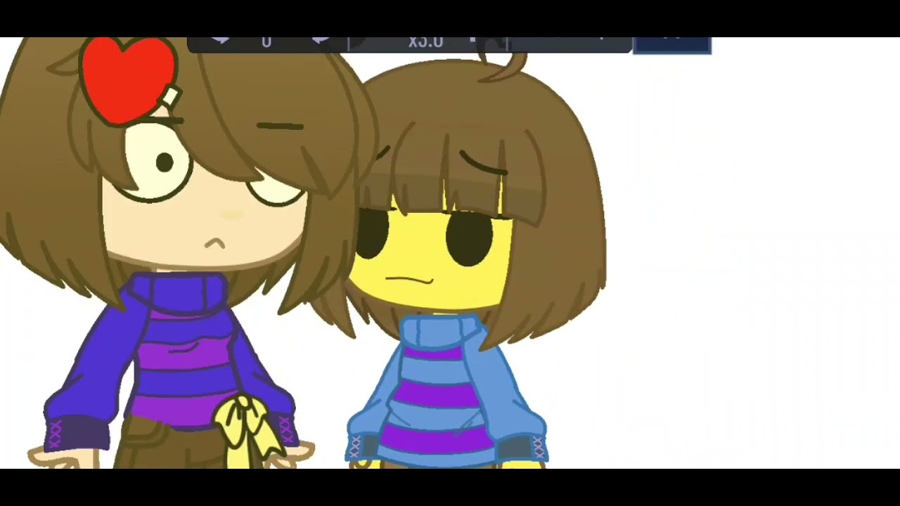 when I see people ship frisk with frisk!||canon||gacha club||Undertale ...