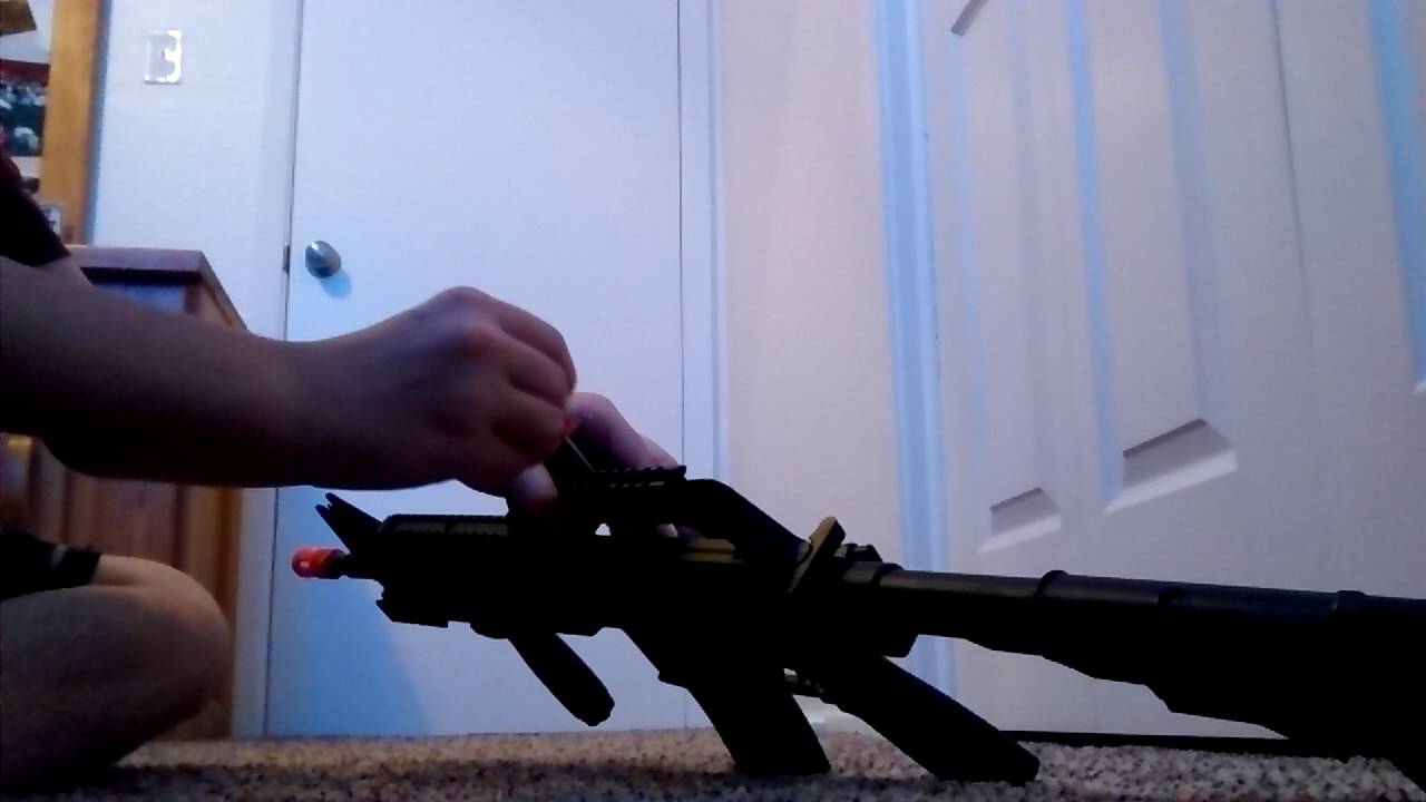 How to fix the sight on a stinger r-37 airsoft gun - YouTube