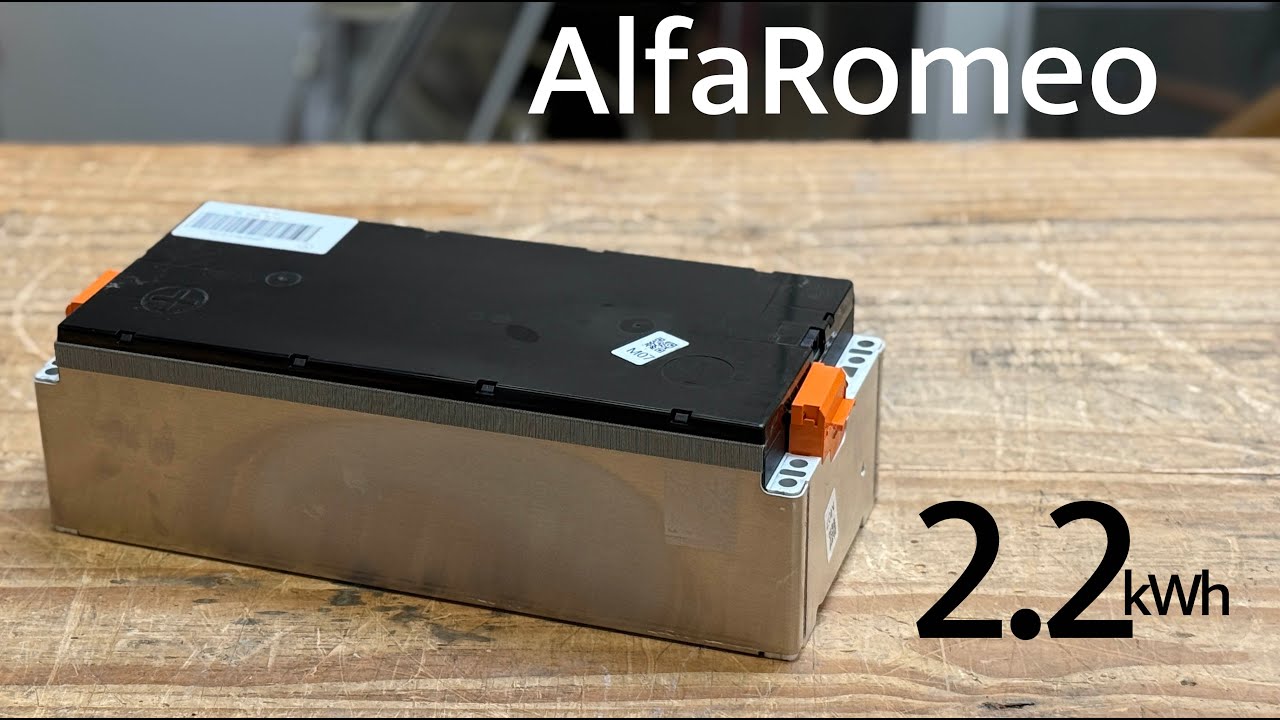 2.2kWh AlFa Romeo battery Modules - YouTube