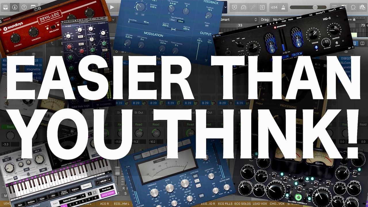 How to Mix a Song from START TO FINISH in Logic Pro X [Music Production ...