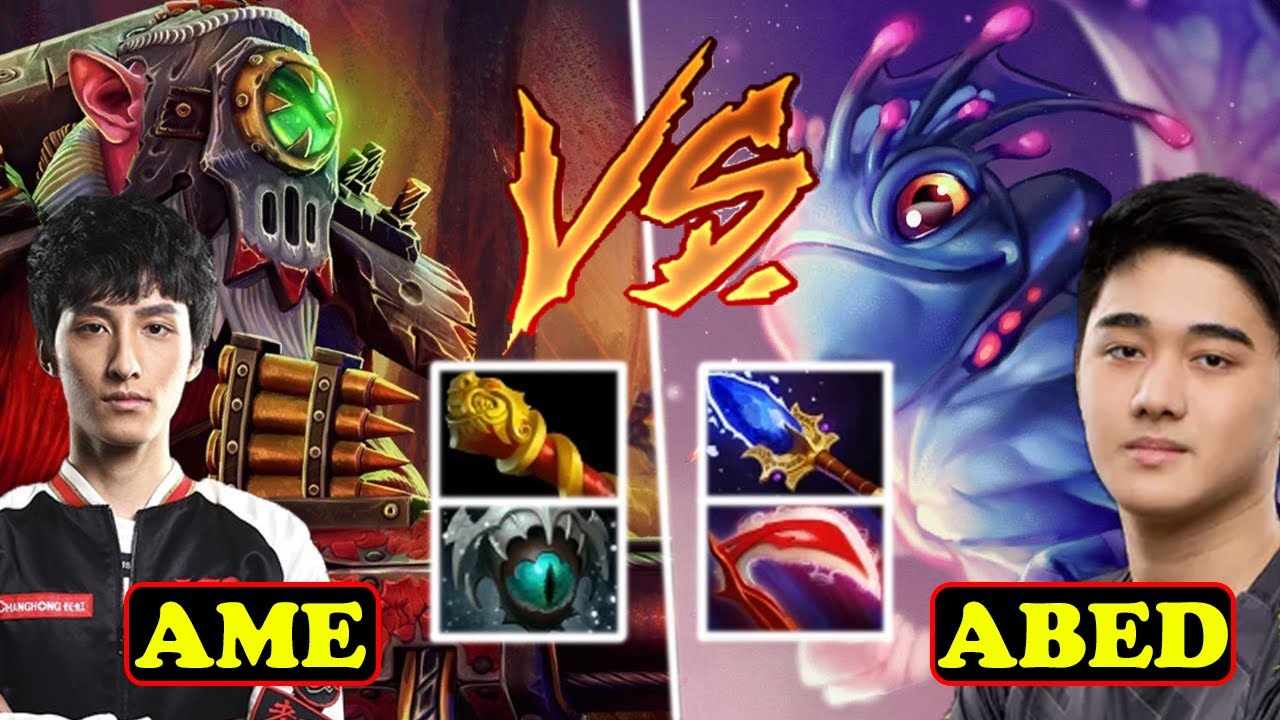LGD.AME SNIPER BEST OF CHINA CARRY INSANE ATTACK SPEED VS EG.ABED PUCK ...