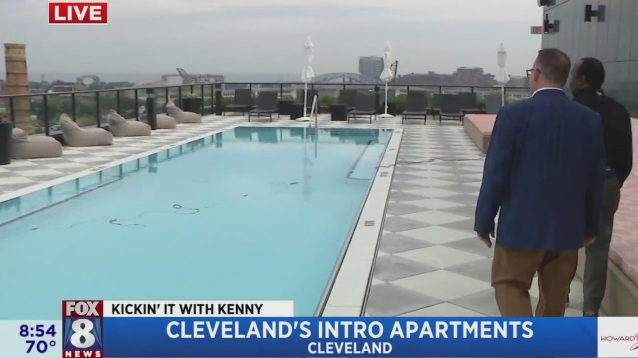 Rooftop Pool, Downtown Views --Tour Cleveland's newest luxury apartment ...
