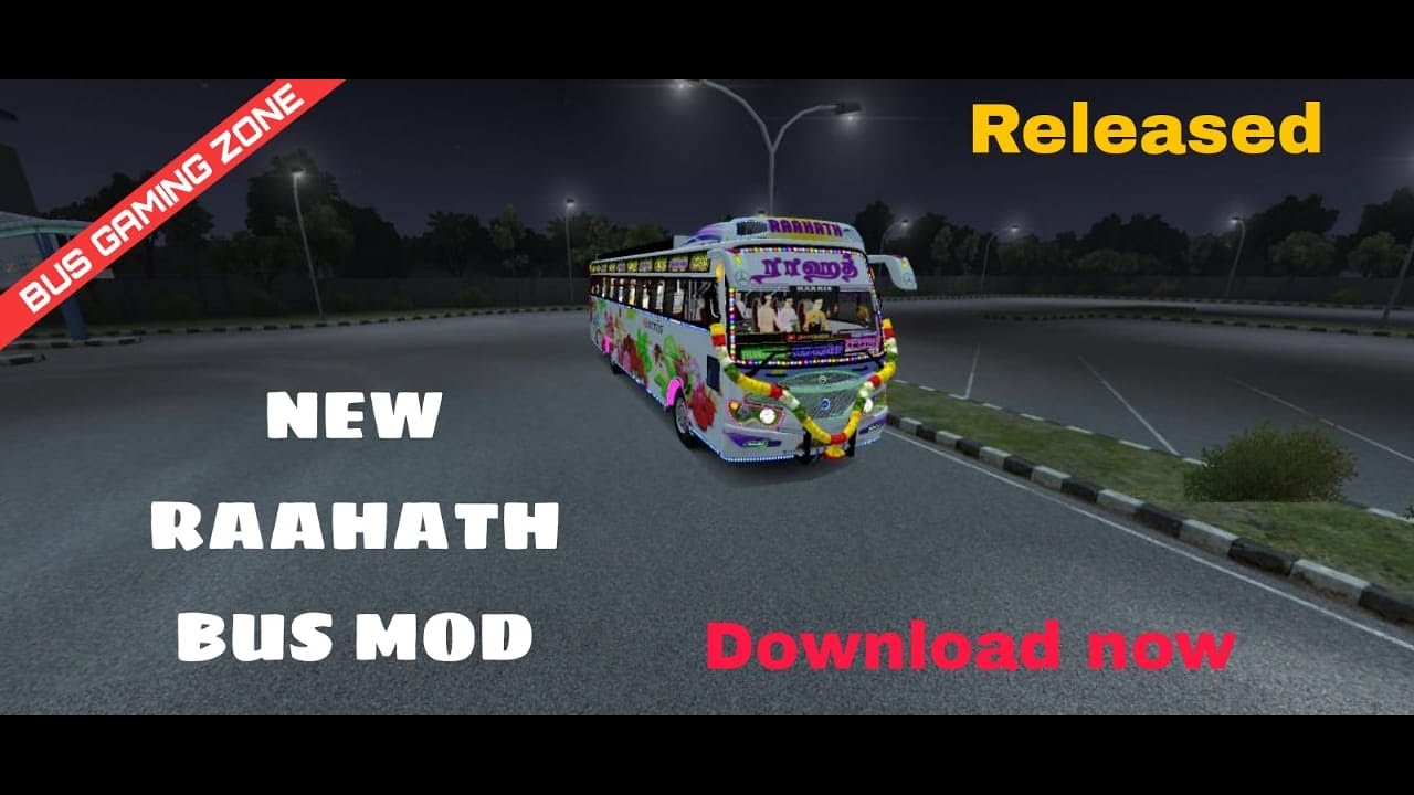 New RAAHATH bus mod released ||BUSSID||DOWNLOAD NOW - YouTube