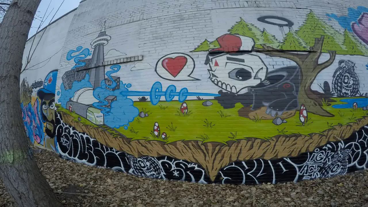 GoPro Graffiti Timelapse - BRAESONER: ACK, IGK - YouTube