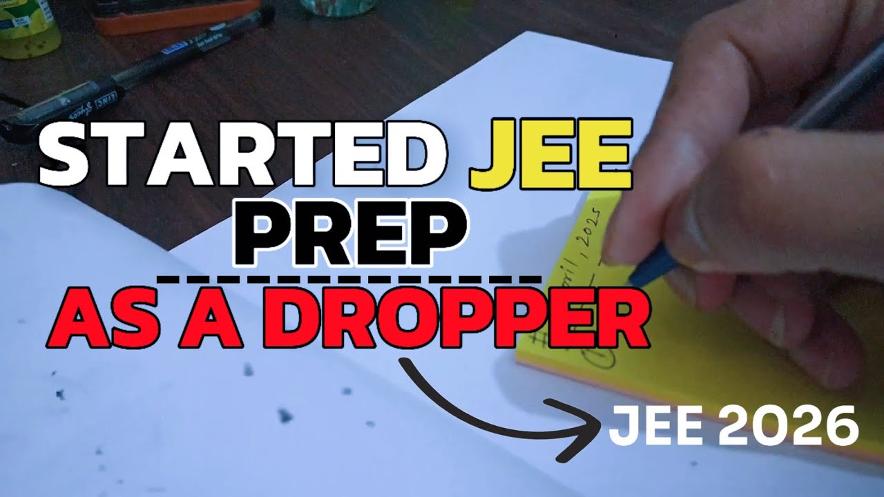 I Start My JEE Prep As a Dropper📚(Day-1)|JEE 2026|STUDY UPDATE📚 - YouTube