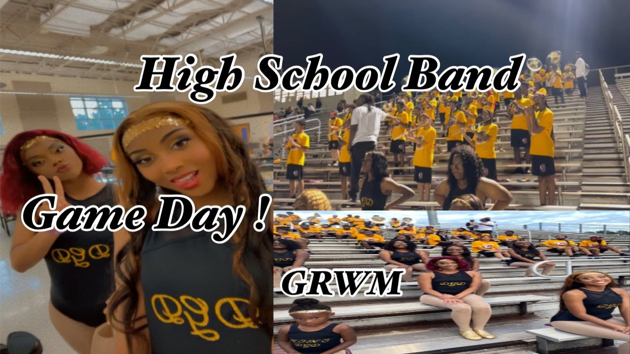 Day In My Life: Game Day Vlog, GRWM, High School Band. - YouTube