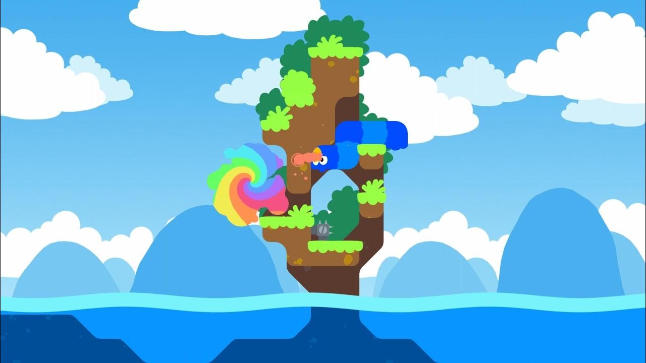 Snakebird Complete Walkthrough - Level 0 - 20 - YouTube