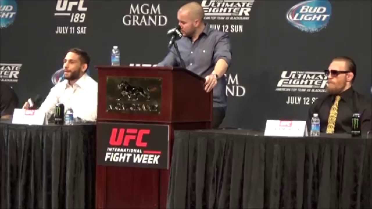 'The McGregor Show' - Best of UFC 189 Press Conference - YouTube