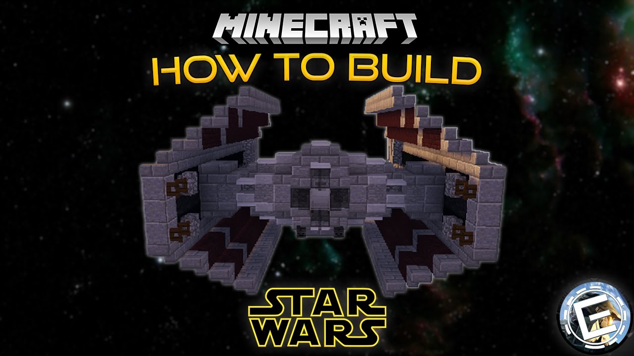 Darth Vader's TIE Advanced X1 | Minecraft Star Wars tutorial (2:1 scale ...