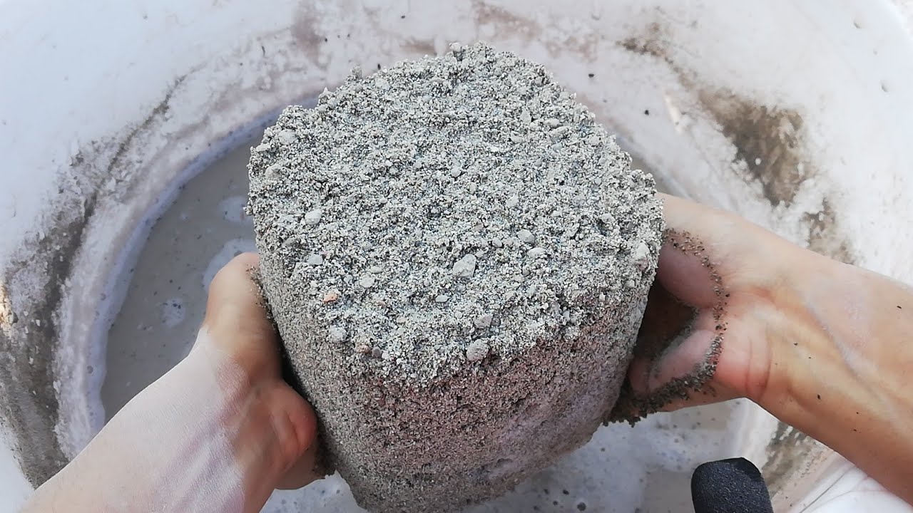 Handmade gritty texture / Big shape /Non stop water crumbling /Asmr🎤🔊🔔💦 ...