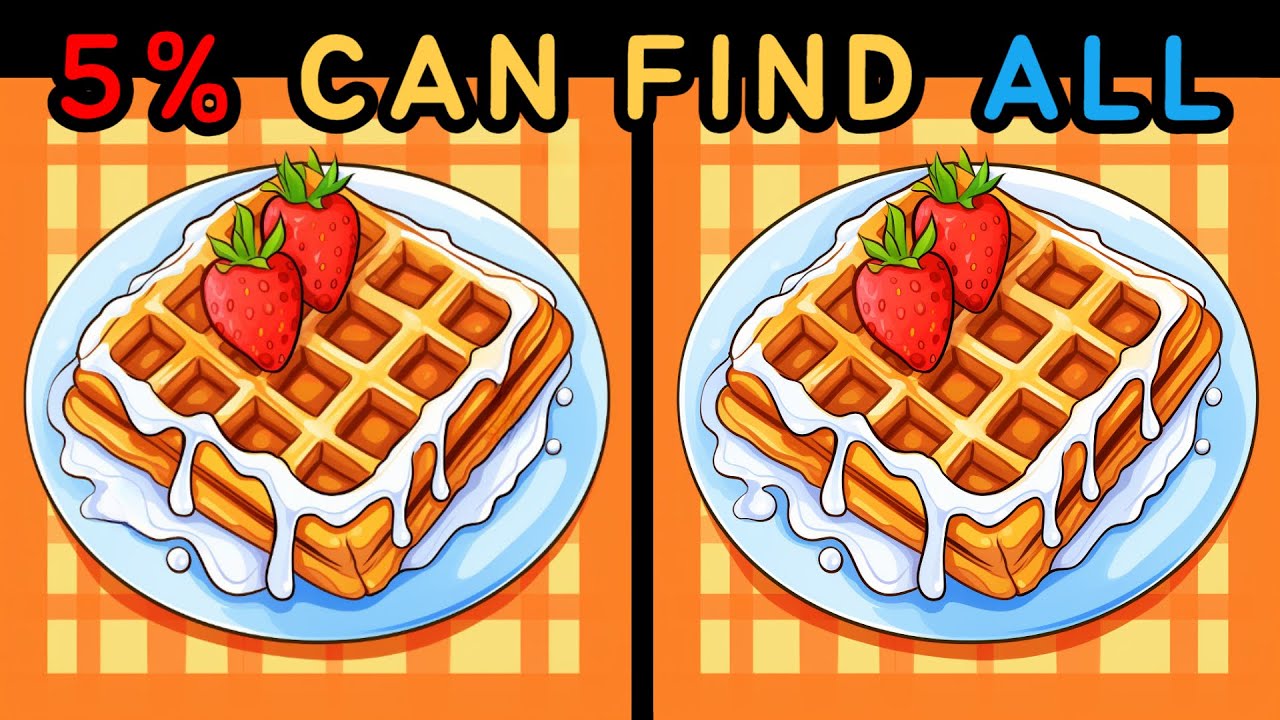 [Find the difference] 5% CAN FIND ALL! QUIZ [Spot the difference] - YouTube