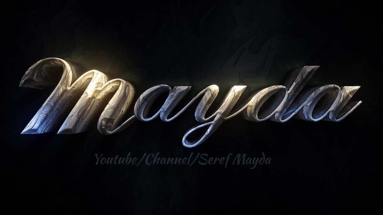 AAE 3d Metal Logo Şeref Mayda - YouTube