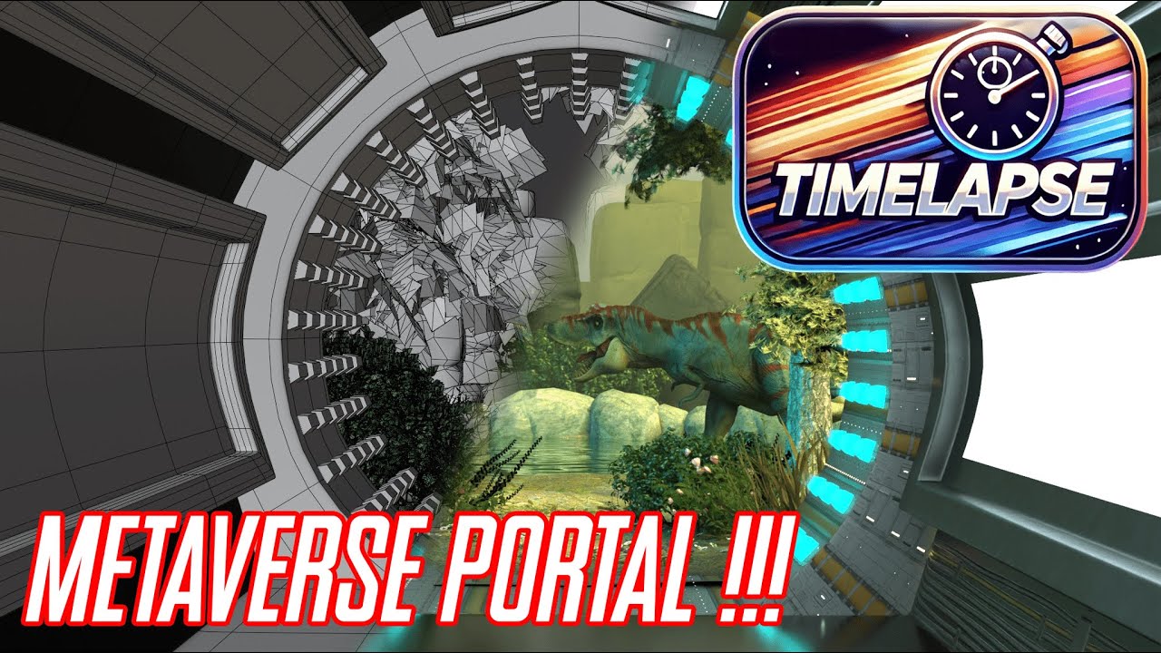 Metaverse Portal Timelapse in Blender - YouTube