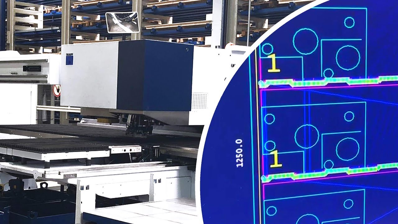 Trumpf TruMatic 7000 K08 programms with WiCAM - CAD/CAM Software ...