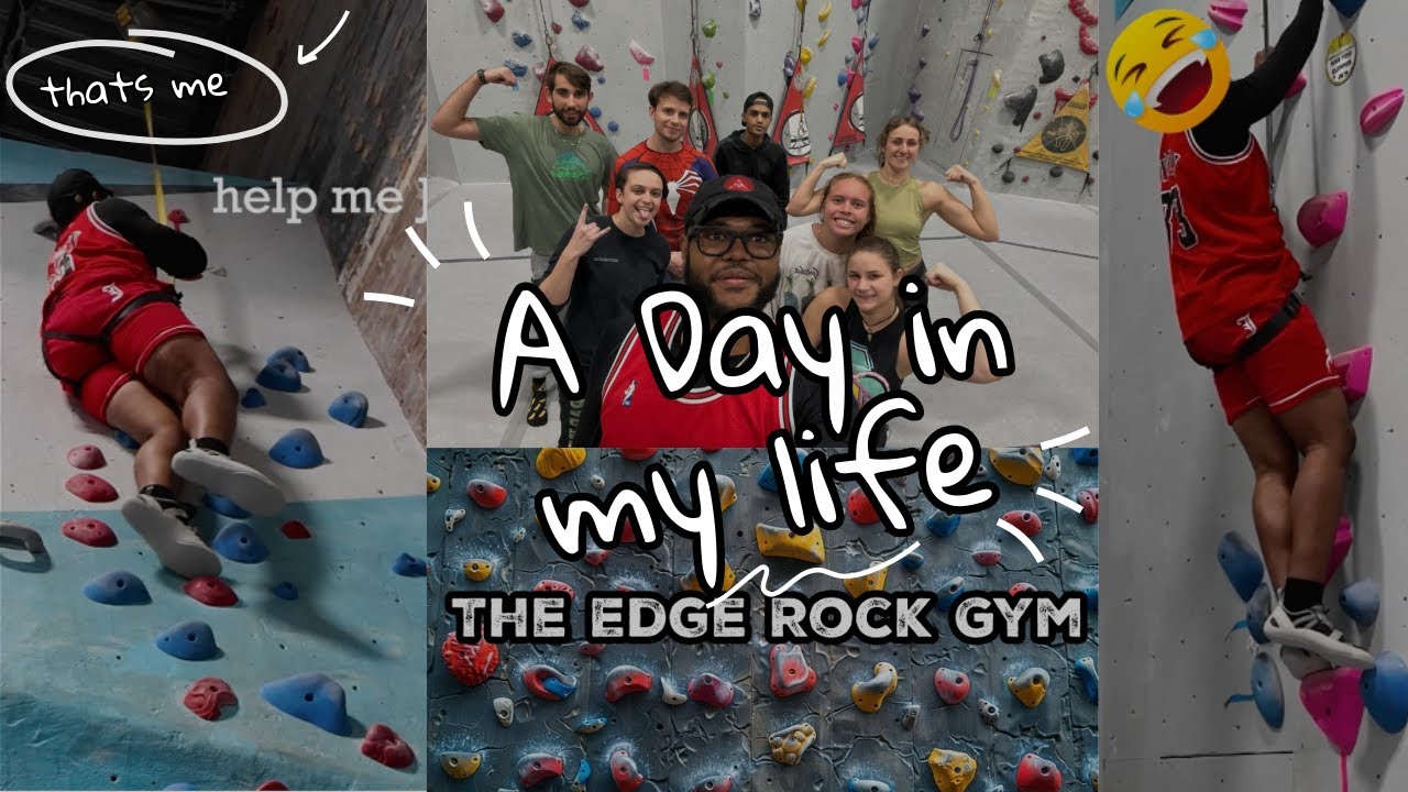 First time Rock Climbing: Who will fall first? - YouTube