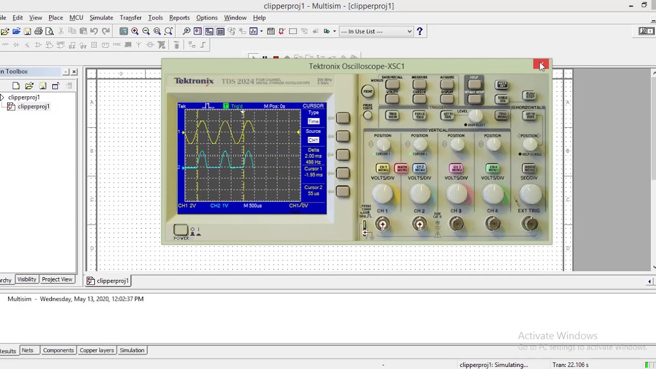 Multisim software demo - YouTube