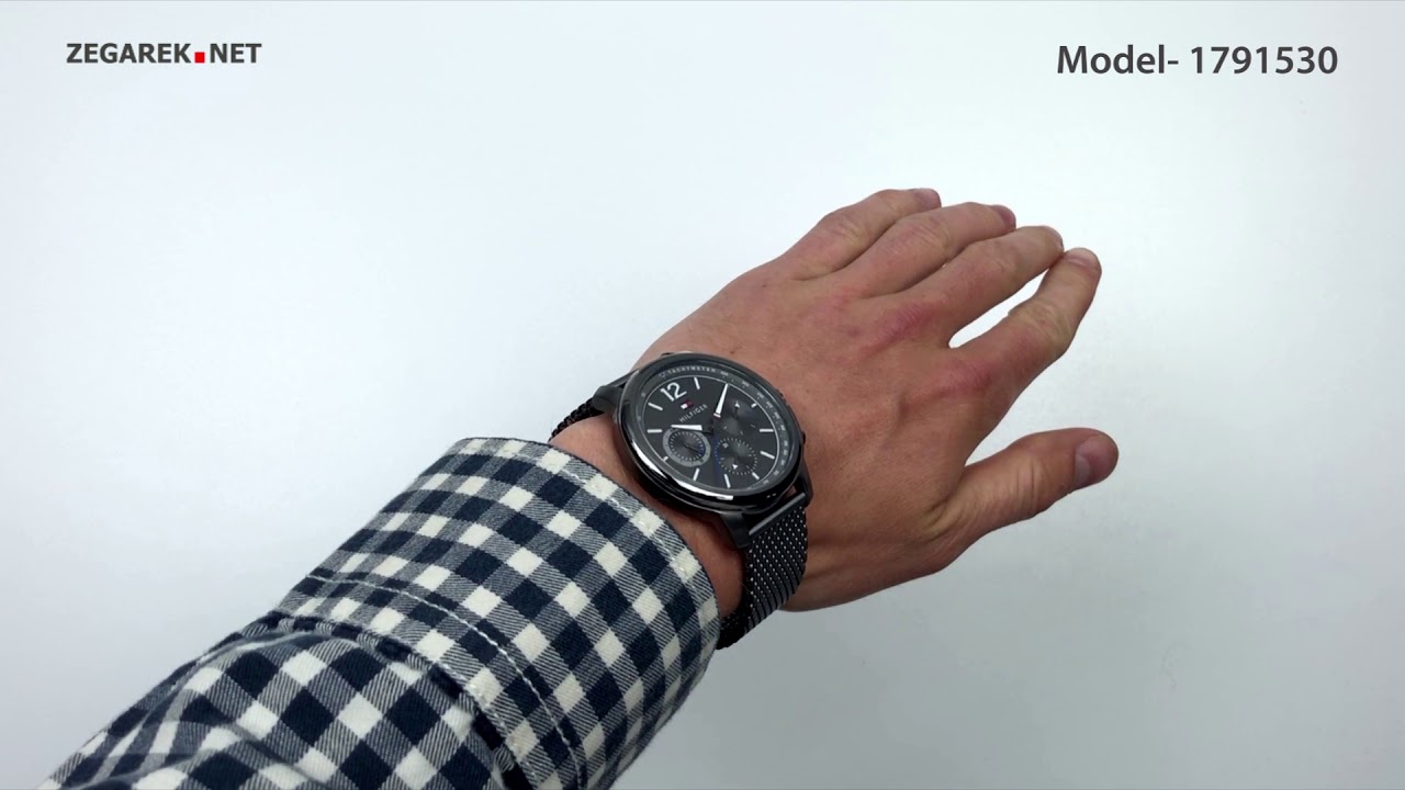 Tommy Hilfiger Męskie 1791530 - Zegarek.net - YouTube