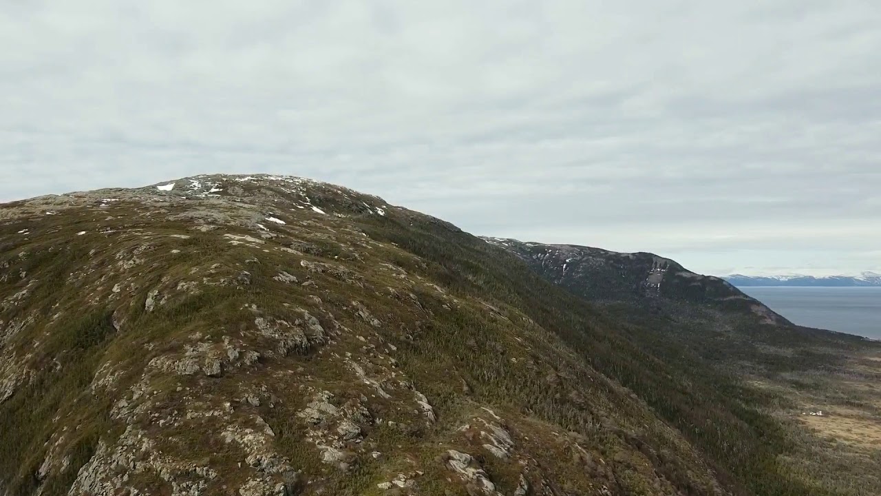 A relaxing scenic aerial tour of Lark Harbour, Newfoundland - YouTube