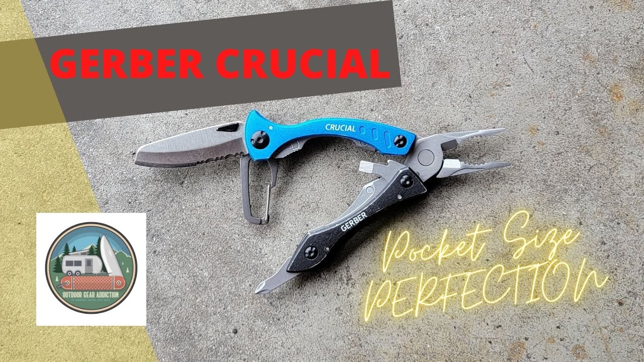 Gerber Crucial Medium Size Multitool for EDC Best EDC Multi Tool - YouTube