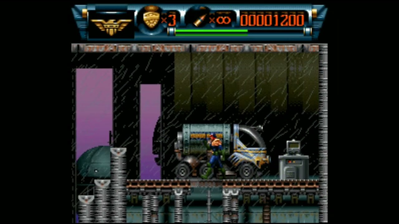 Judge Dredd - Super Nintendo SNES Gameplay - YouTube