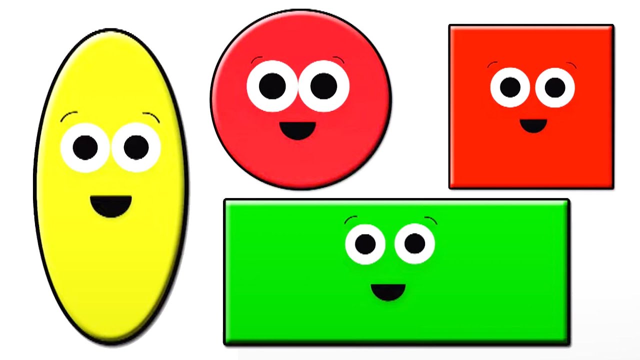 Shapes Song, Learn Shape and Kindergarten Rhyme for Babies - YouTube